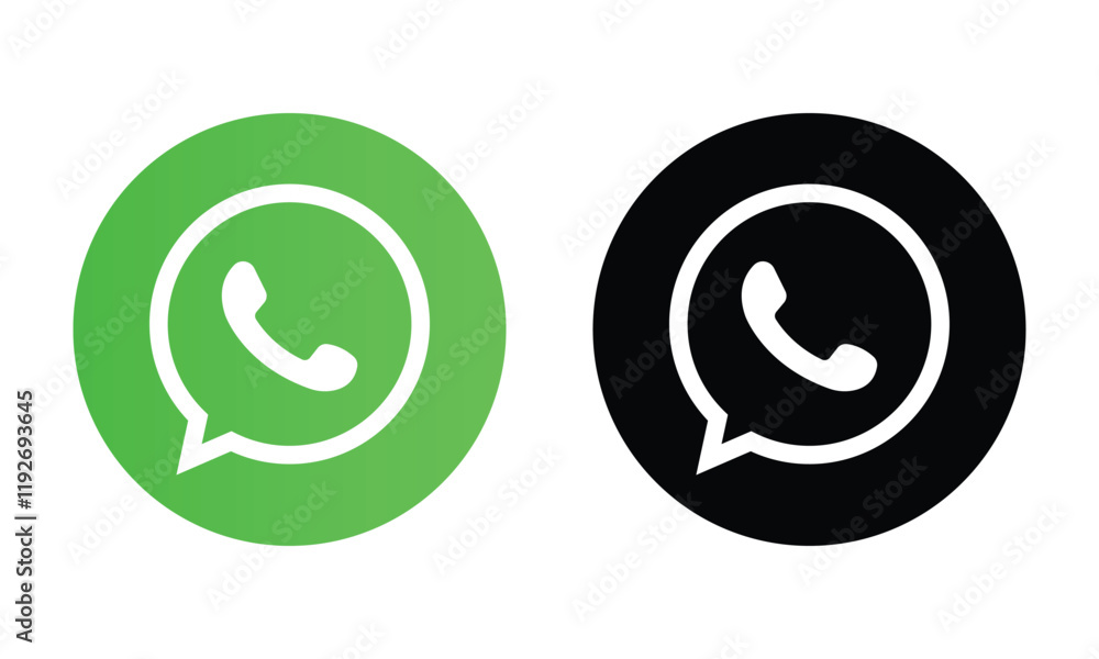 Vektor WhatsApp icon transparent png download, High resolution WhatsApp ...