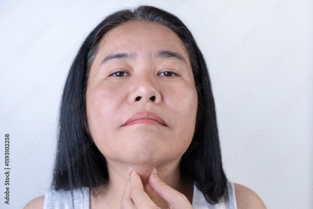 Women have no self-confidence. Experience fat under the chin, cellulite ...