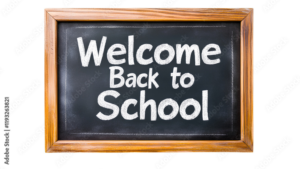 Welcome Back to School Chalkboard Sign: Perfect for Classroom and ...