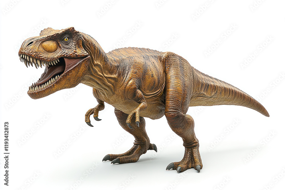 dinosaur, presumably a Tyrannosaurus Rex, one of the most famous ...
