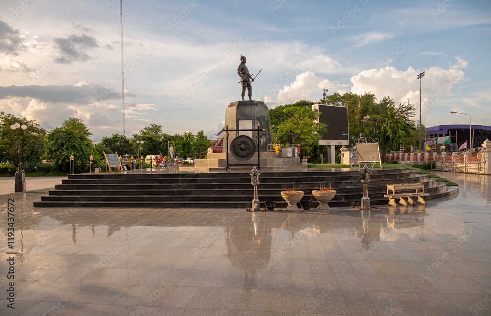 Uttaradit, Thailand : 10-06-2024 : The monument of Phraya Phichai Dap ...