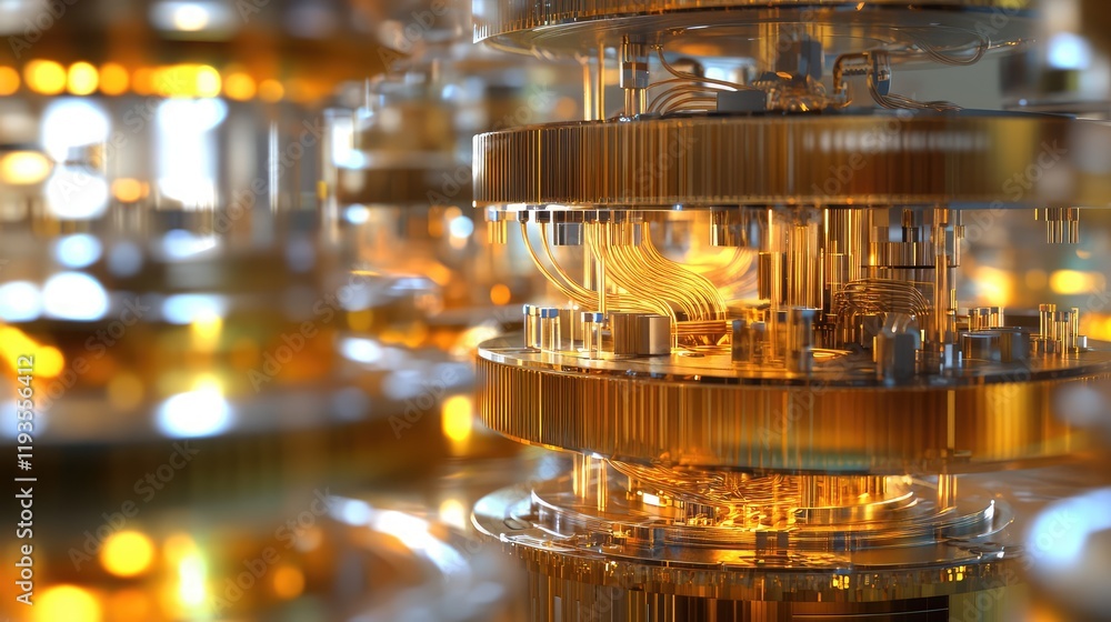 Ilustración de Stock Digital beginner quantum computing course with visual aids explaining how ...