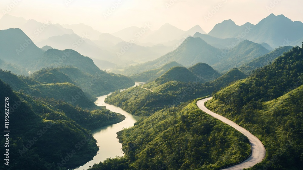 Symbolic representation of spiritual journeys through sacred rivers ...