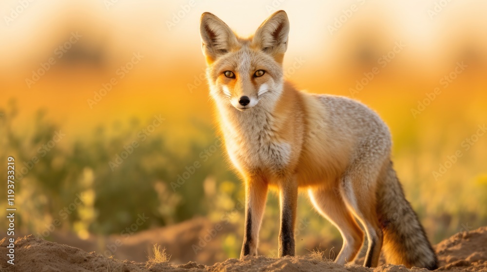 Swift Fox in the Wild. A Rare and Endangered Species in Canadian ...