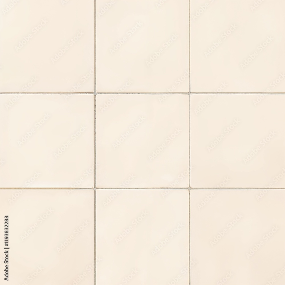 square tile layout composed of rectangular beige stone tiles arranged ...