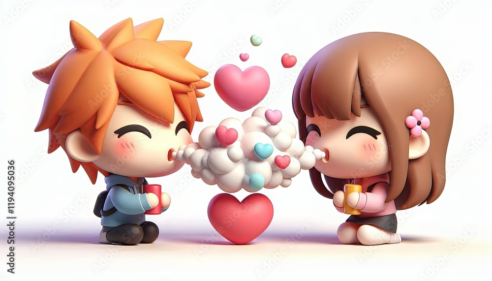 Ilustración de Stock smooth d render with rounded edges raytracing of ...