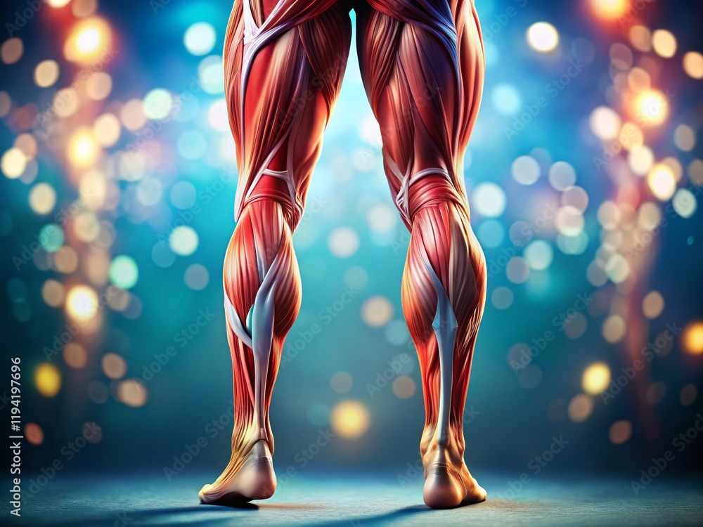 Detailed Anatomy of Leg Muscles: Candid Photography of Human Lower Limb ...