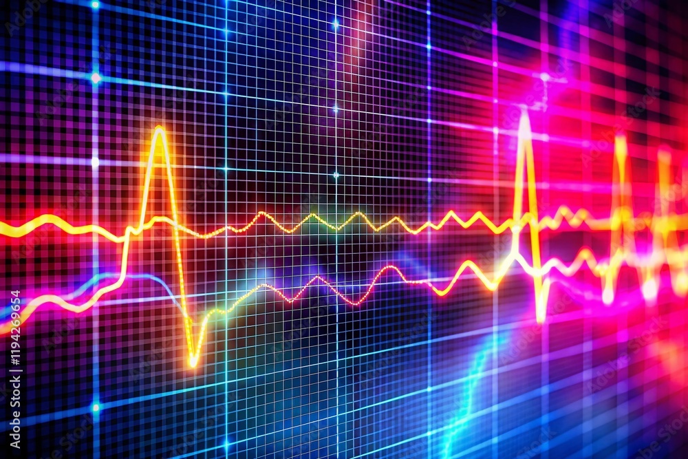 Urgent Medical Emergency: 6-Second ECG Showing Ventricular Fibrillation ...