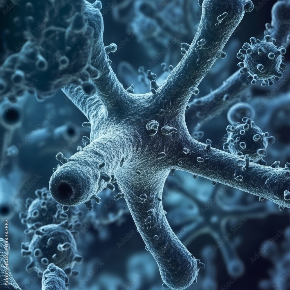 Human metapneumovirus or HMPV, virus causing upper and lower ...