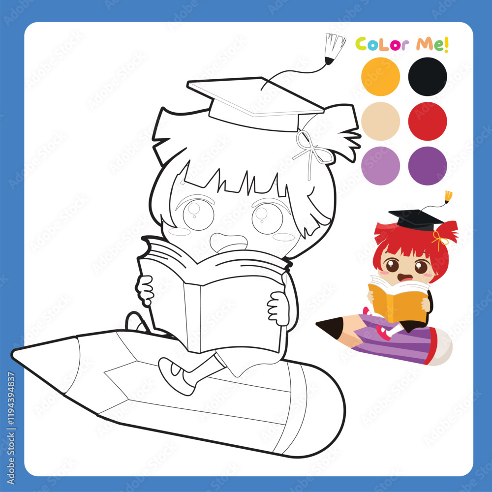 Coloring worksheet page. Educational printable coloring worksheet ...