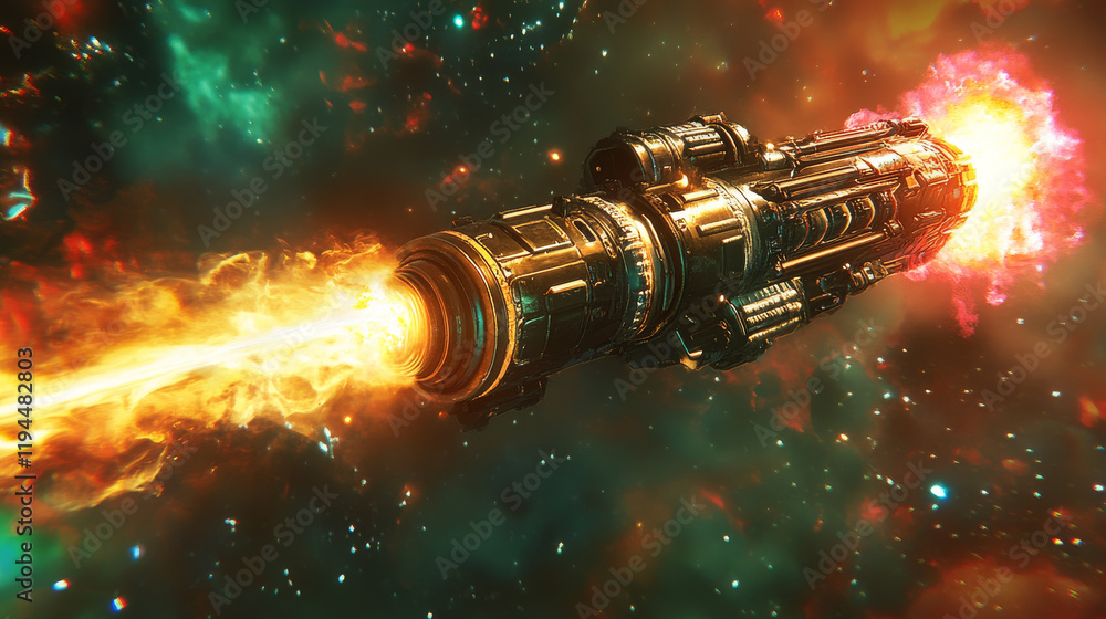 Space blasters and guns with shoot effect with laser, fire and plasma ...