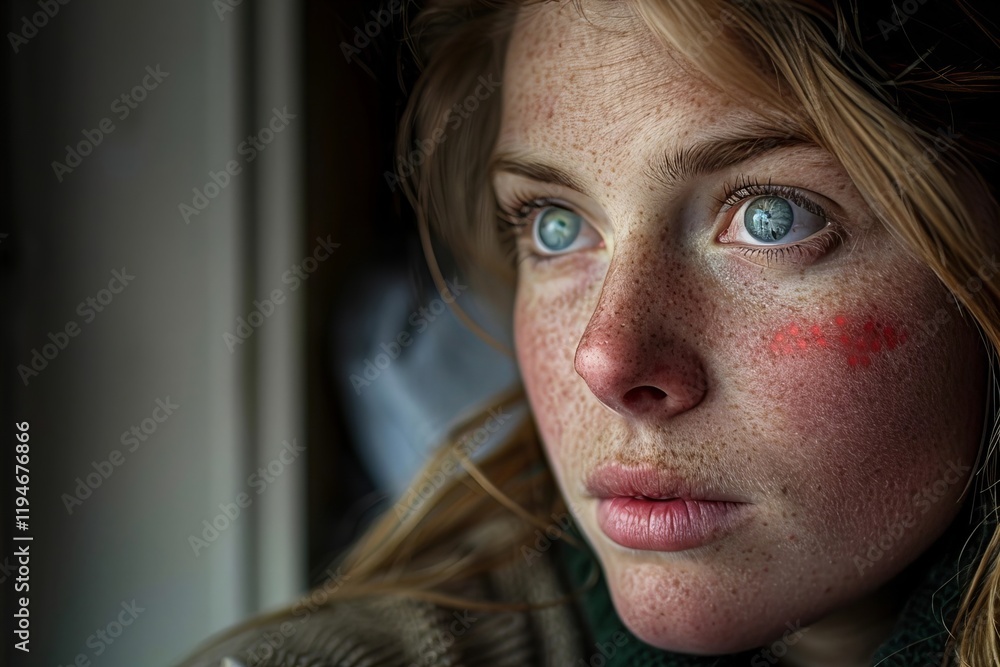 Skin Effects of Lupus: How Facial Rash and Redness Can Impact You Stock ...