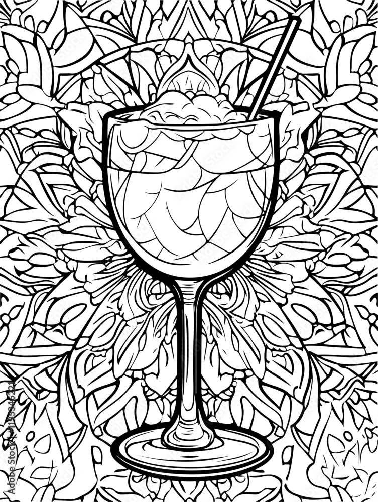 Coloring Page - vectorized - From the Love, Vacation, Fun and Drinks ...