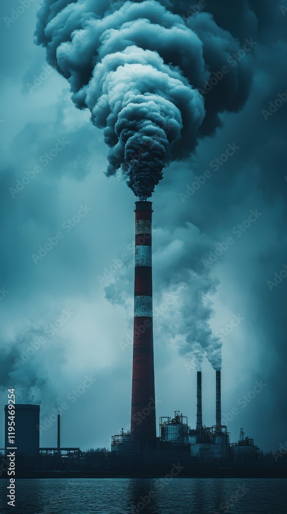 Pollution control technologies reducing emissions from industrial ...