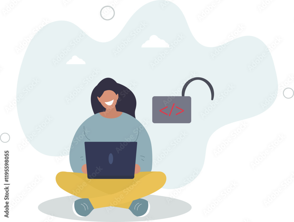 Open source programming, digital products include permission to use the programming source code ...