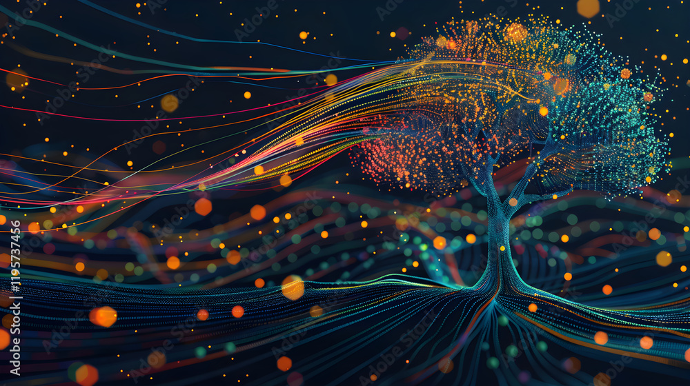 Visual Representation of a K-D Tree Partitioning Multidimensional Data ...