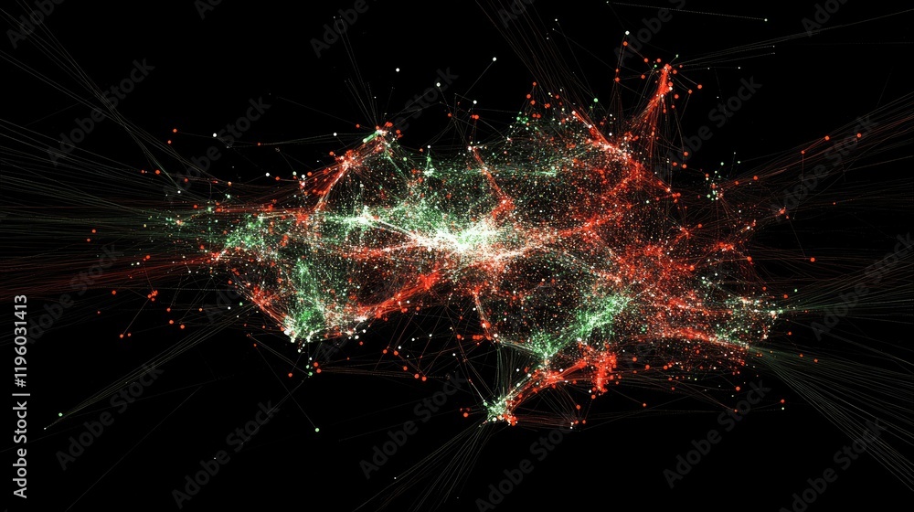 A Digital Network Diagram Showing Interconnected Ideas For Rd