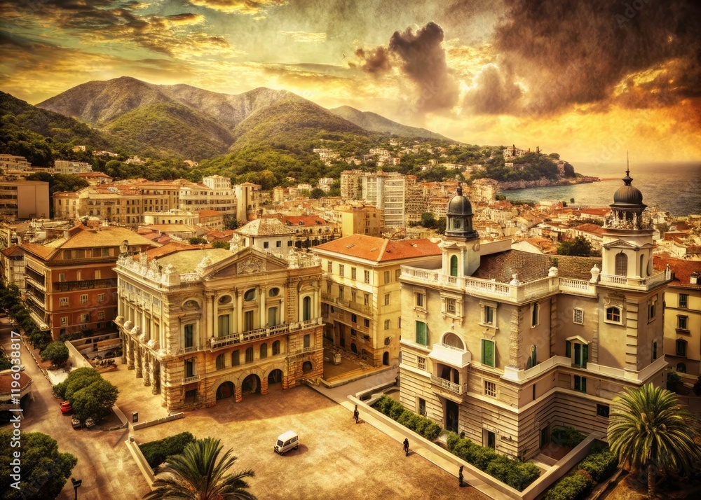 Explore Monaco's architectural gems through vintage photos. Palace ...