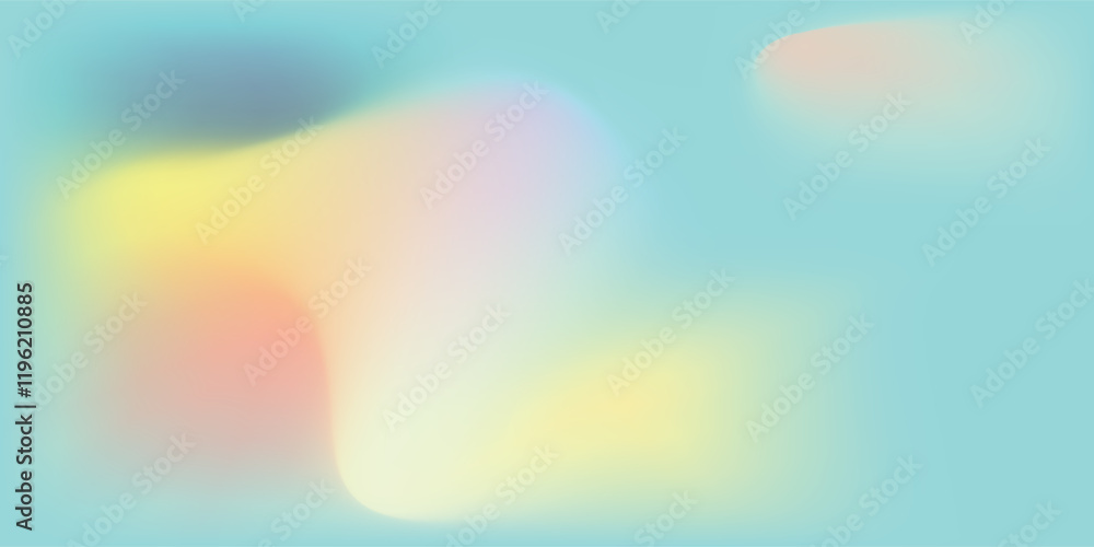 เวกเตอร์ Stock Set of vector grainy gradients in pastel colors. For ...