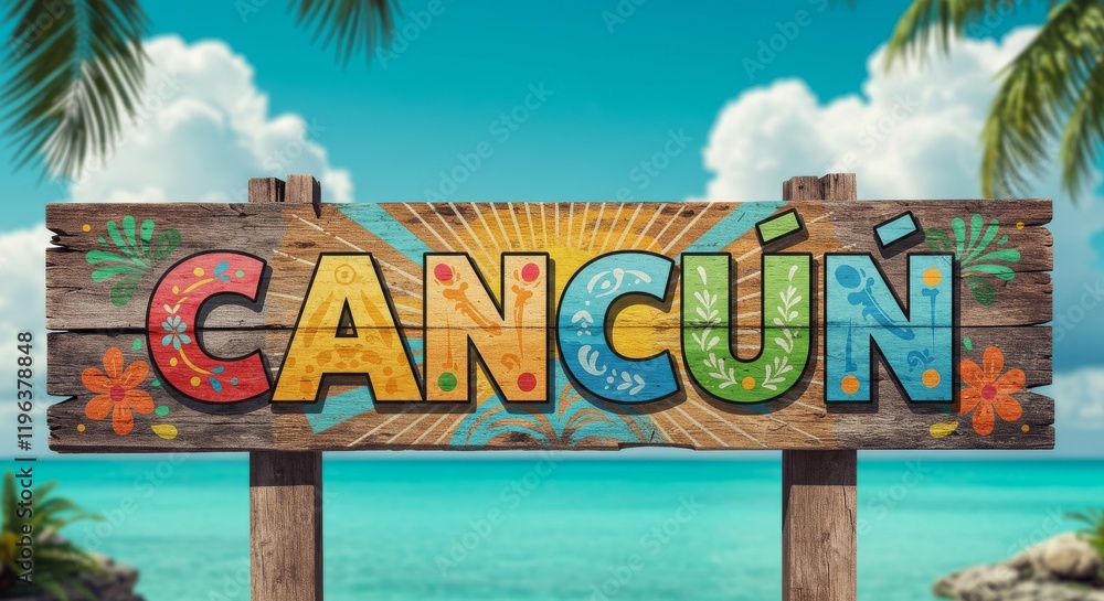 Explore tropical Cancún with vibrant colors and scenic beach vibes ...