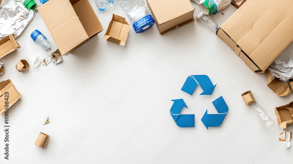 Recycling process waste management at home visual guide clean ...