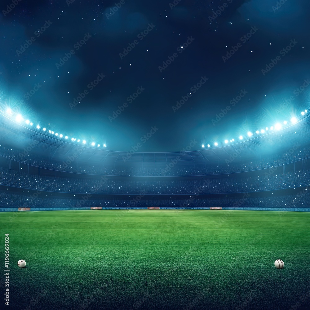 Cricket template for social media posts. Cricket background with ...