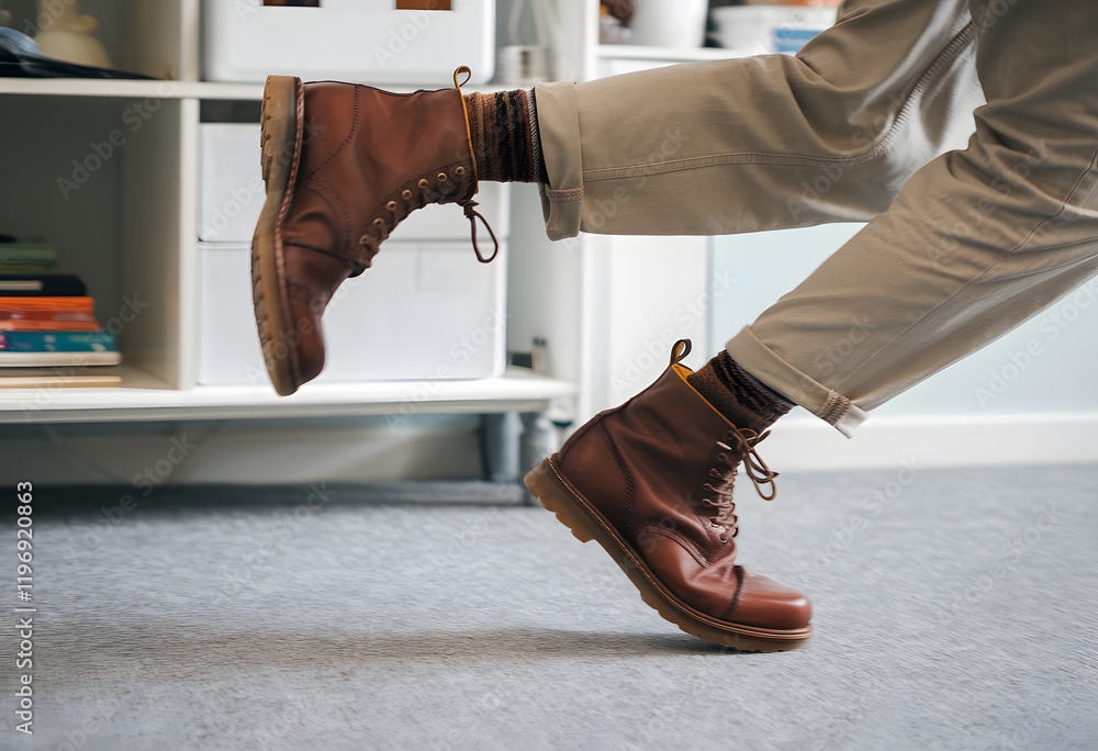Stumbling Block: A Visual Metaphor for Workplace Hazards. Loose Cables ...