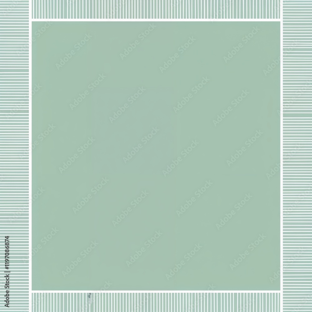 Soft mint green and white geometric patterns forming clean and ...