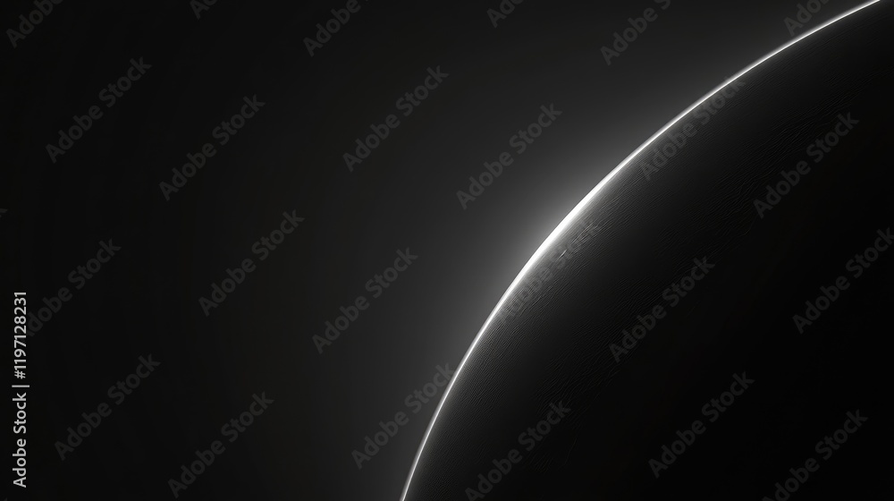 A sleek black wallpaper with a smooth gradient subtly hinting at the ...
