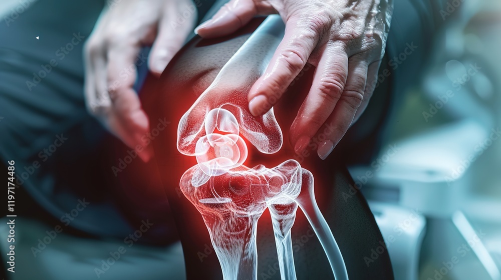 Ilustración de Stock Unveiling Knee Joint Meniscus Injury: Your Visual ...