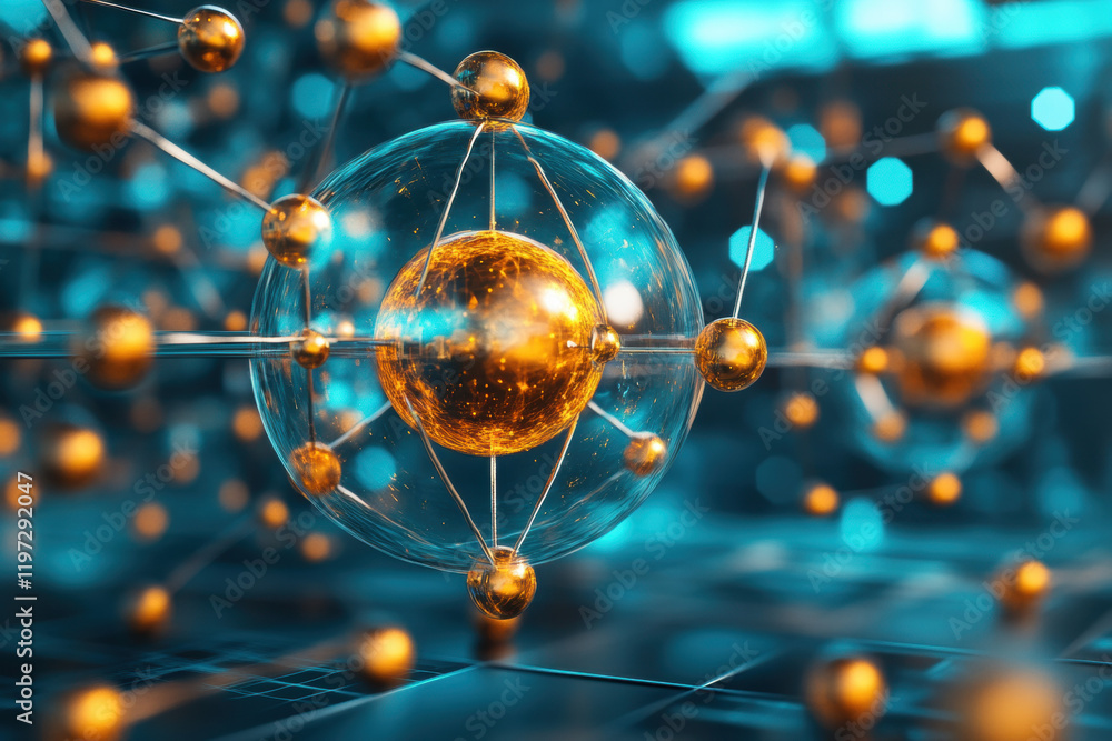 Electrical Conductivity, A high-fidelity 3D depiction of atomic ...