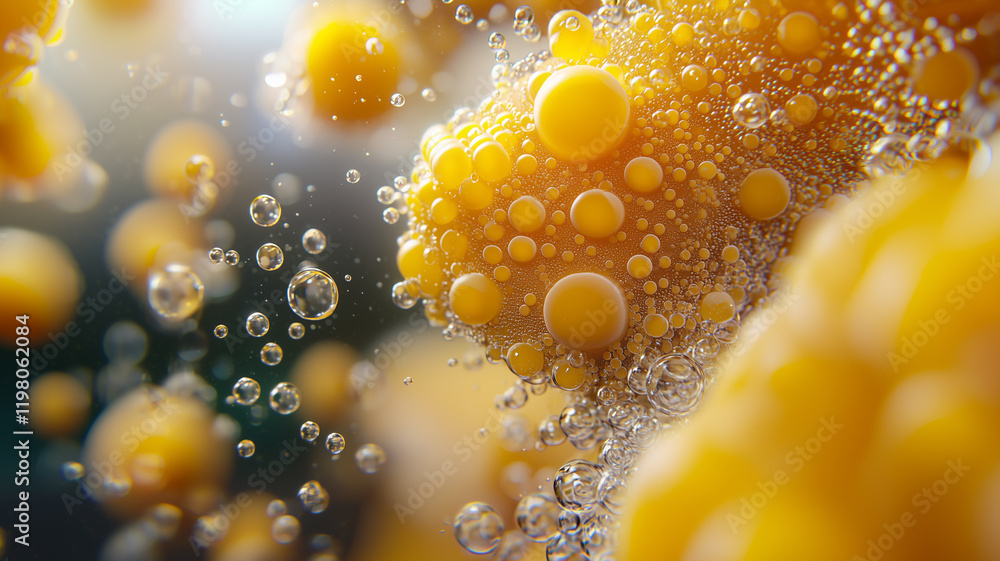 Human fat body tissue under microscope view for physiology education ...