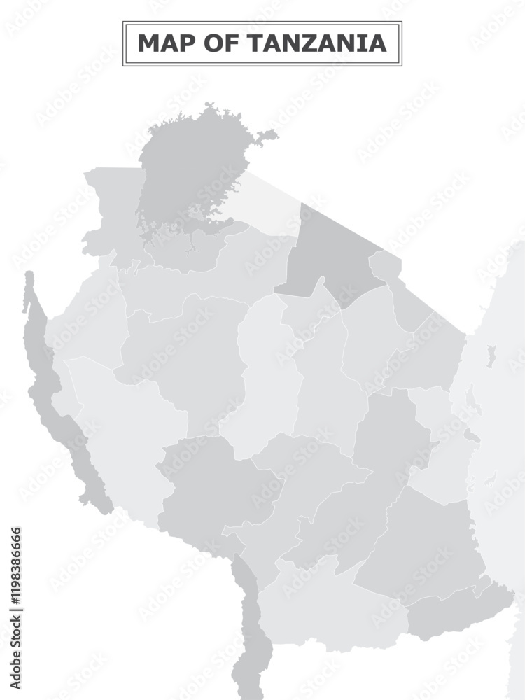 African Countries Geography Political map. Political map of country ...