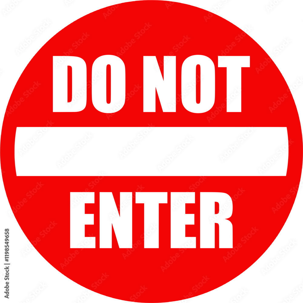Do not enter sign. Caution danger and warning signs Stock Vector ...