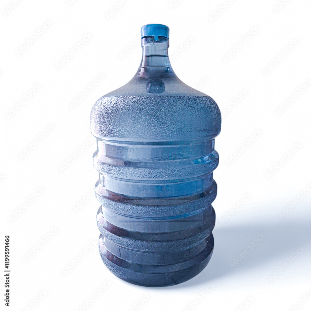Large plastic transparent carboy, capacity 5 gallons (or 19 liter), for ...