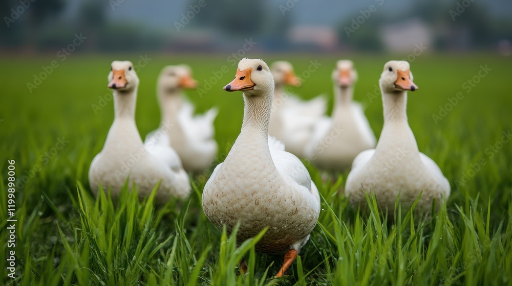 Integrating ducks for sustainable rice paddies wetlands agriculture eco ...