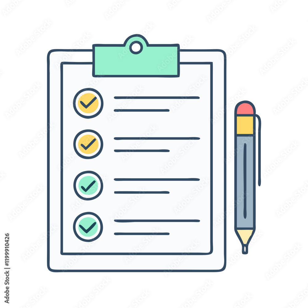 check list icon, check list vector illustration-simple illustration of ...