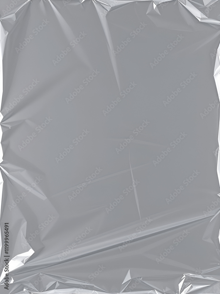 Transparent plastic wrap texture overlay effect. Transparent stretched ...