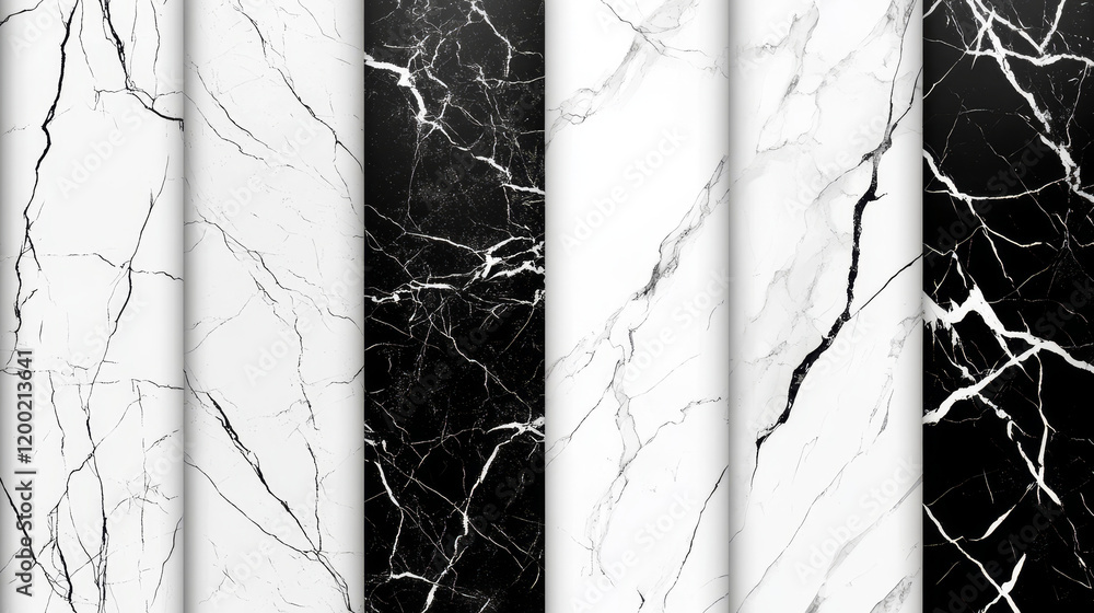 "Elegant marble texture set featuring a vector background collection ...