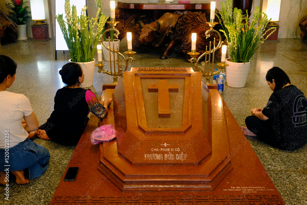 Tac Say Church, also known as Father Diep Church. Francis Xavier Truong ...