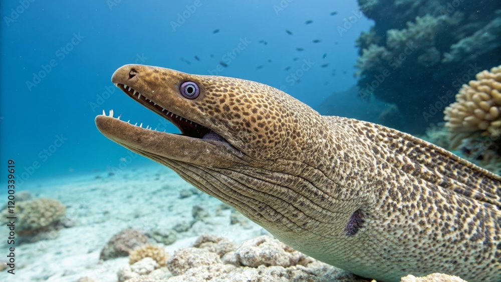 Exploring the fascinating life of moray eels in coral reefs underwater ...