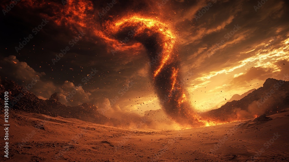 Devastating storms unleash their fury in this powerful illustration ...