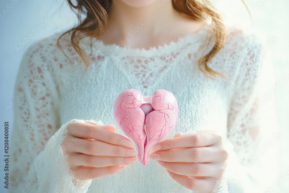 Uterus Model Education Woman Health Awareness PCOS Gynecology Cancer ...