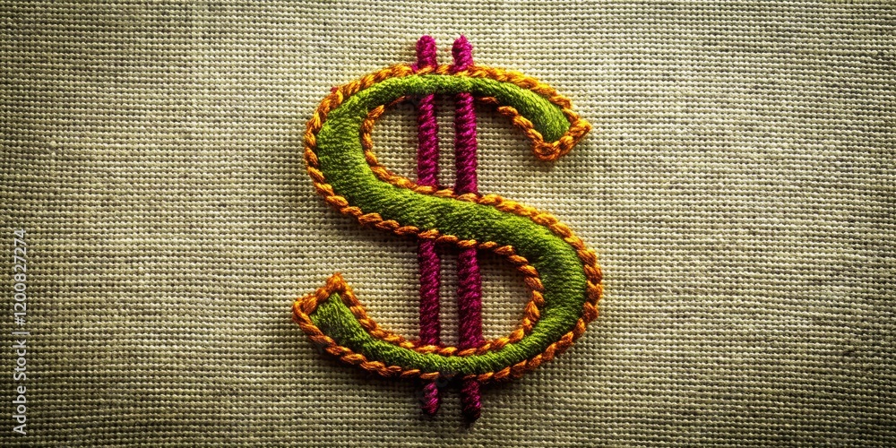 Silhouette dollar sign embroidery PNG: a money symbol stitch pattern ...