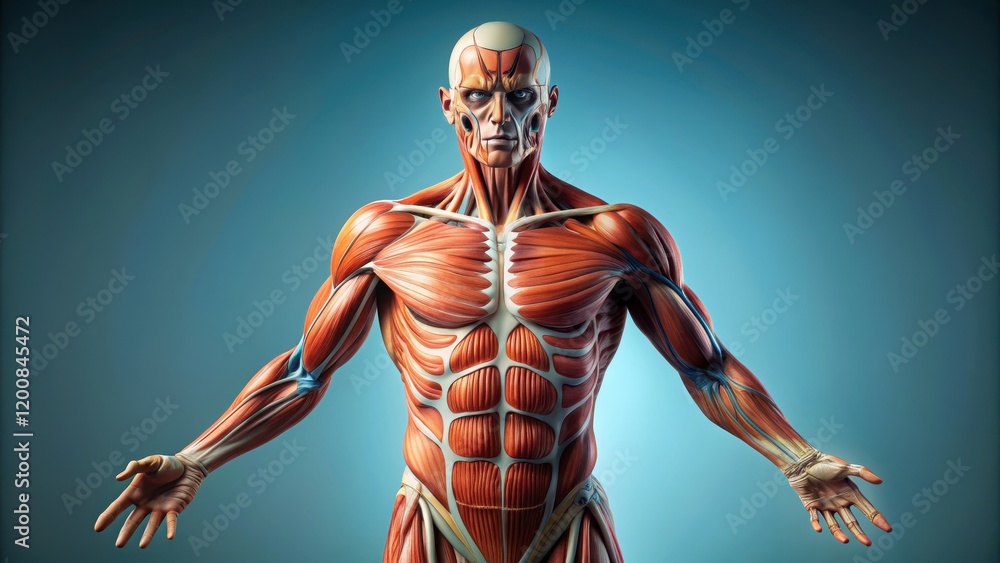 Anatomy showing detailed muscles of the human body , anatomy, muscles ...