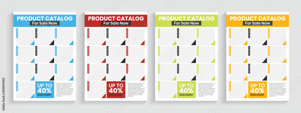Product sell sheet A4 template, Product Catalogue, modern A4 product ...