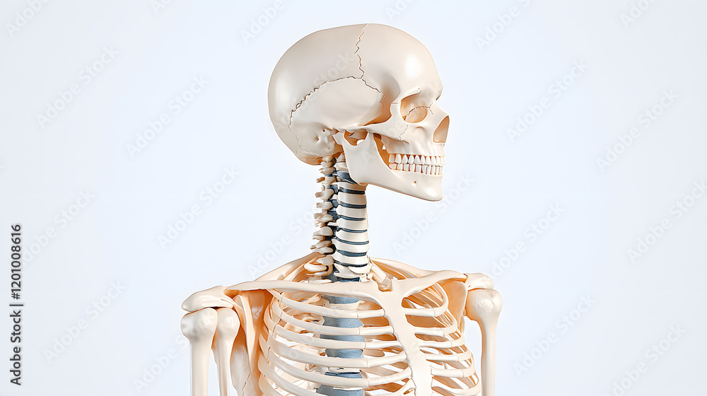 Human skeleton model display anatomy classroom educational resource ...