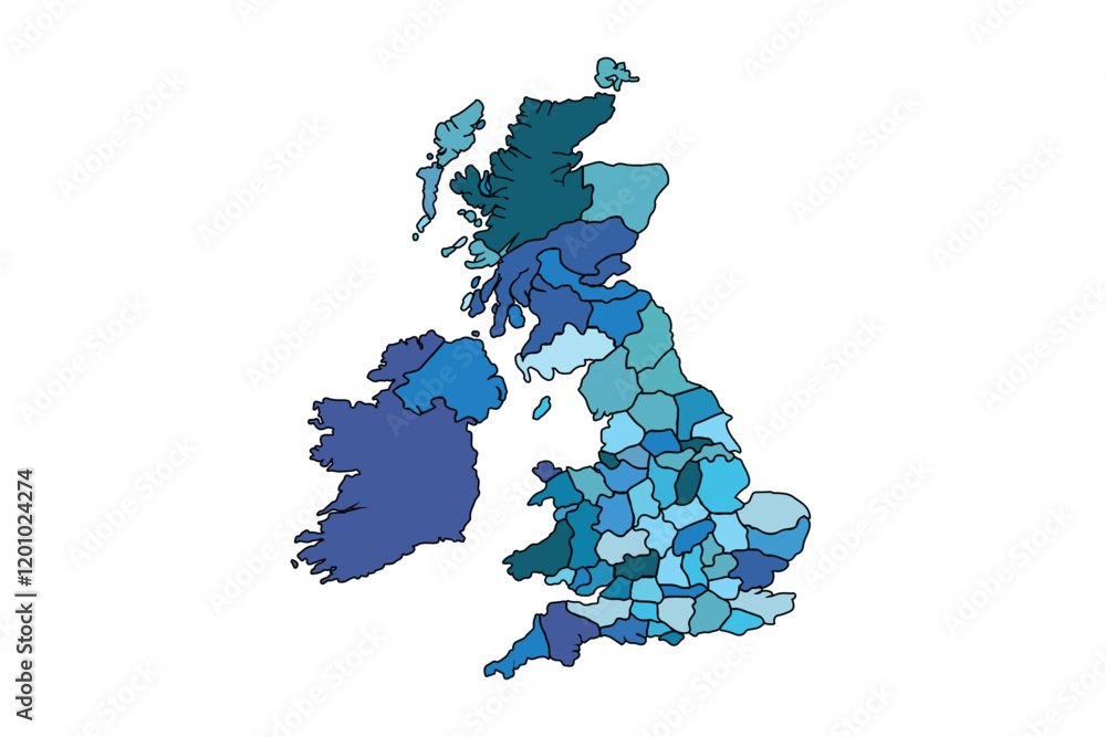 England map isolated on white background. for website layouts ...