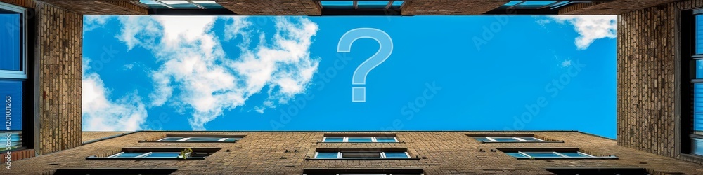 Exploring the fusion of question marks with architectural designs and ...