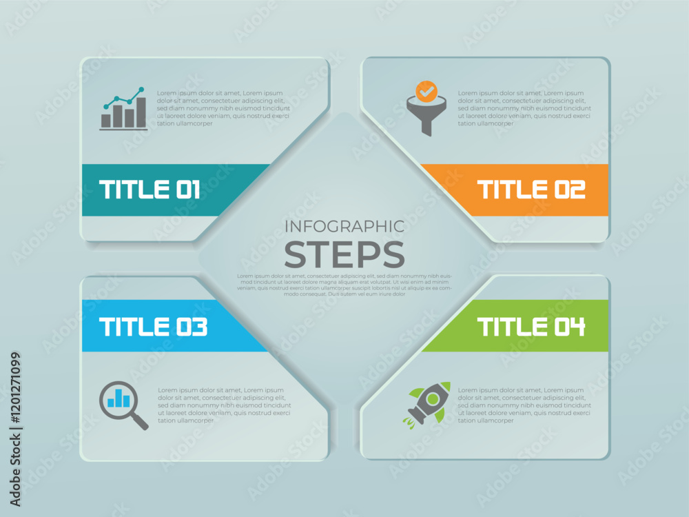 Business presentation infographic elements, infographic diagram, workflow, layout, flowchart ...